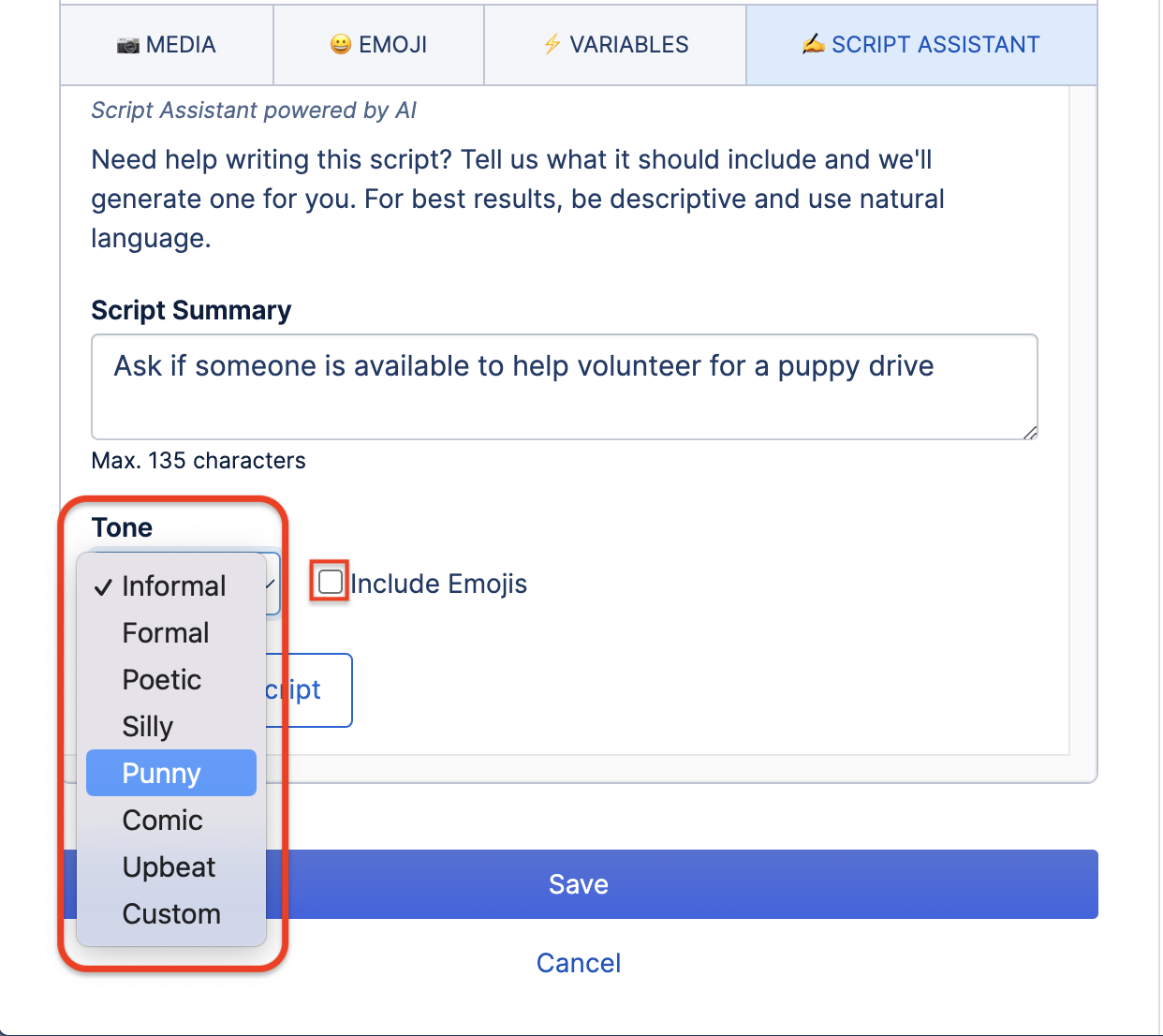 How do I use the AI-Powered Script Assistant? – Hustle
